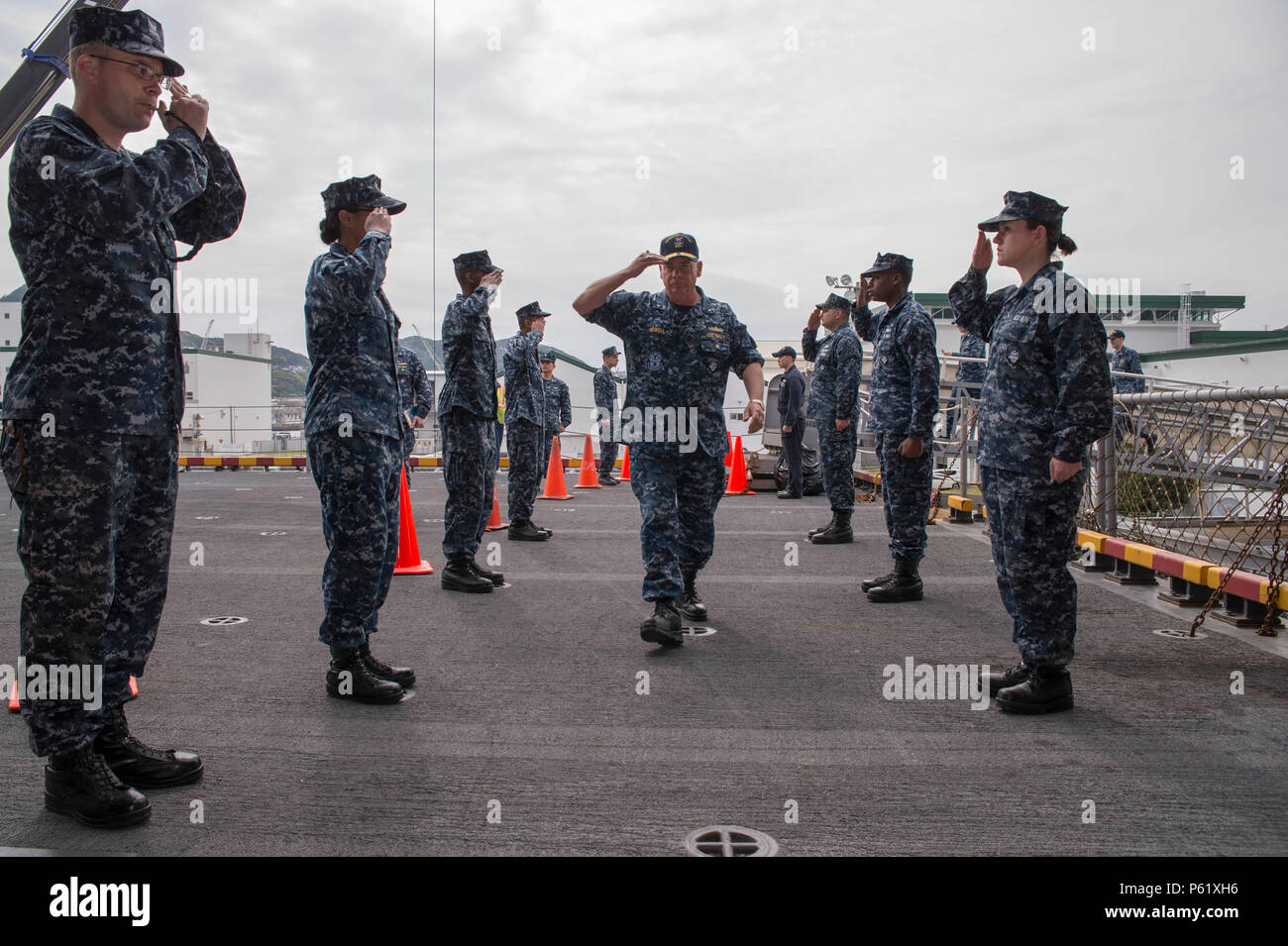 SASEBO, Japan (April 7, 2016) – Commander, Expeditionary Strike Group ...
