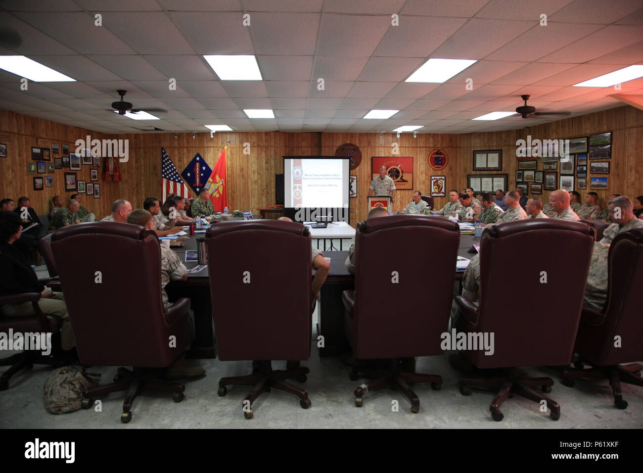 U.S. Marine Corps Col. Greg Martin, Director of Operations, Training ...