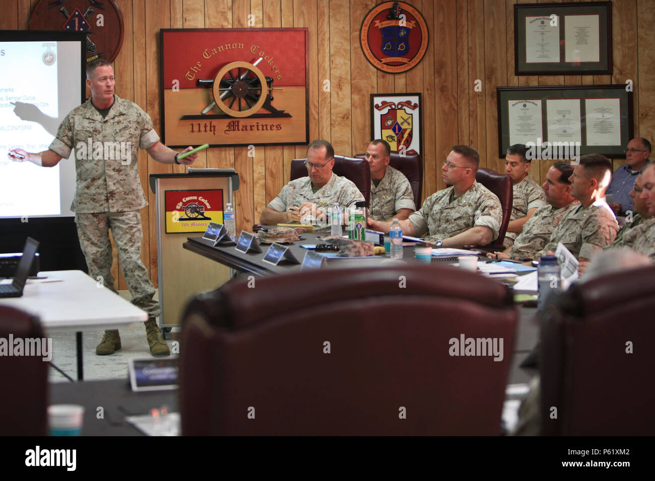 U.S. Marine Corps Brig. Gen. Edward D. Banta, Commanding General ...