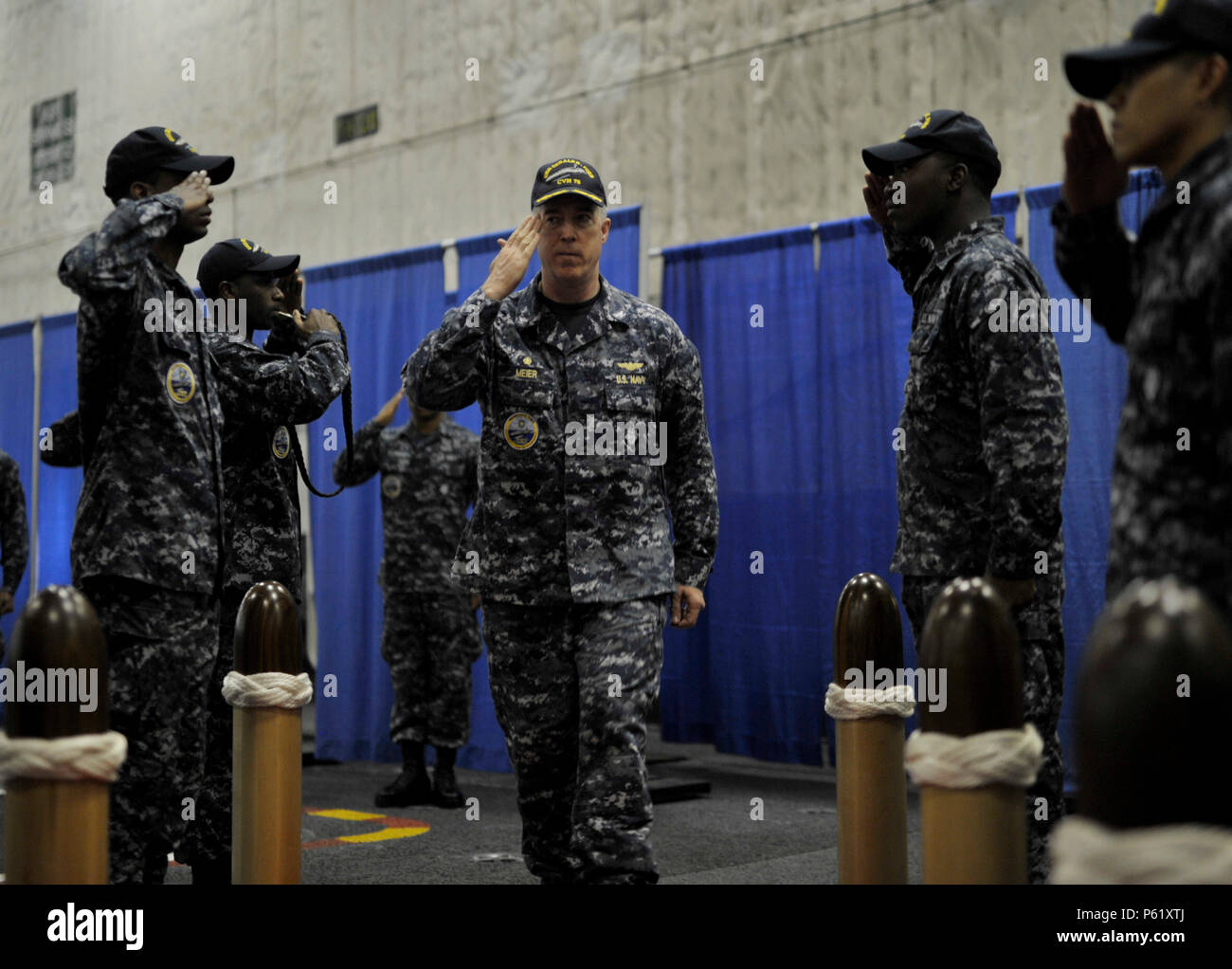 NEWPORT NEWS, Va. (Apr. 7, 2016)—Capt. John F. Meier, commanding ...