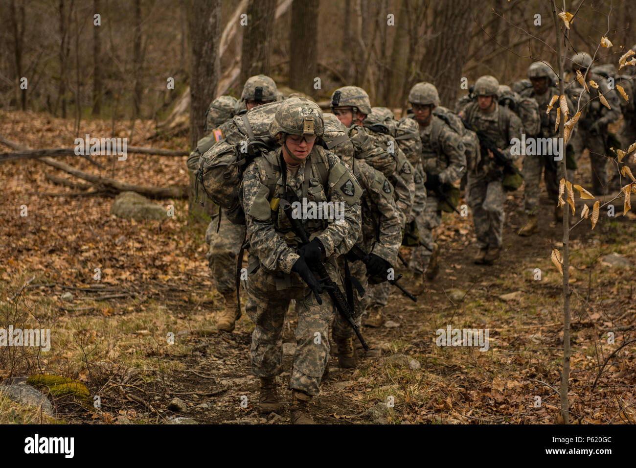 A team from the United States Military Academy's Corps of Cadets make ...