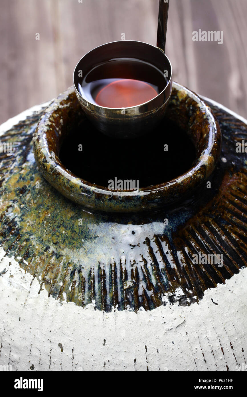 traditional chinese alcoholic beverage, shaoxing rice wine in classic ...