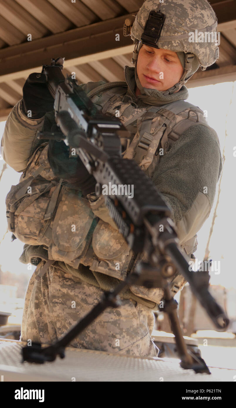 Sgt. Kyle Korb, a combat medic squad sergeant with Headquarters and ...