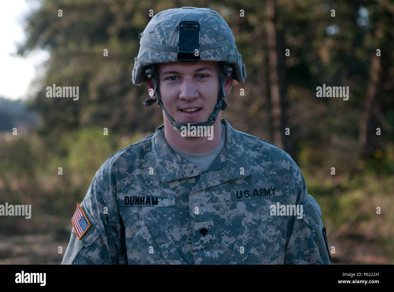 U.S. Army Reserve Spc. Brandon Dunham, 94th Military Police Company ...