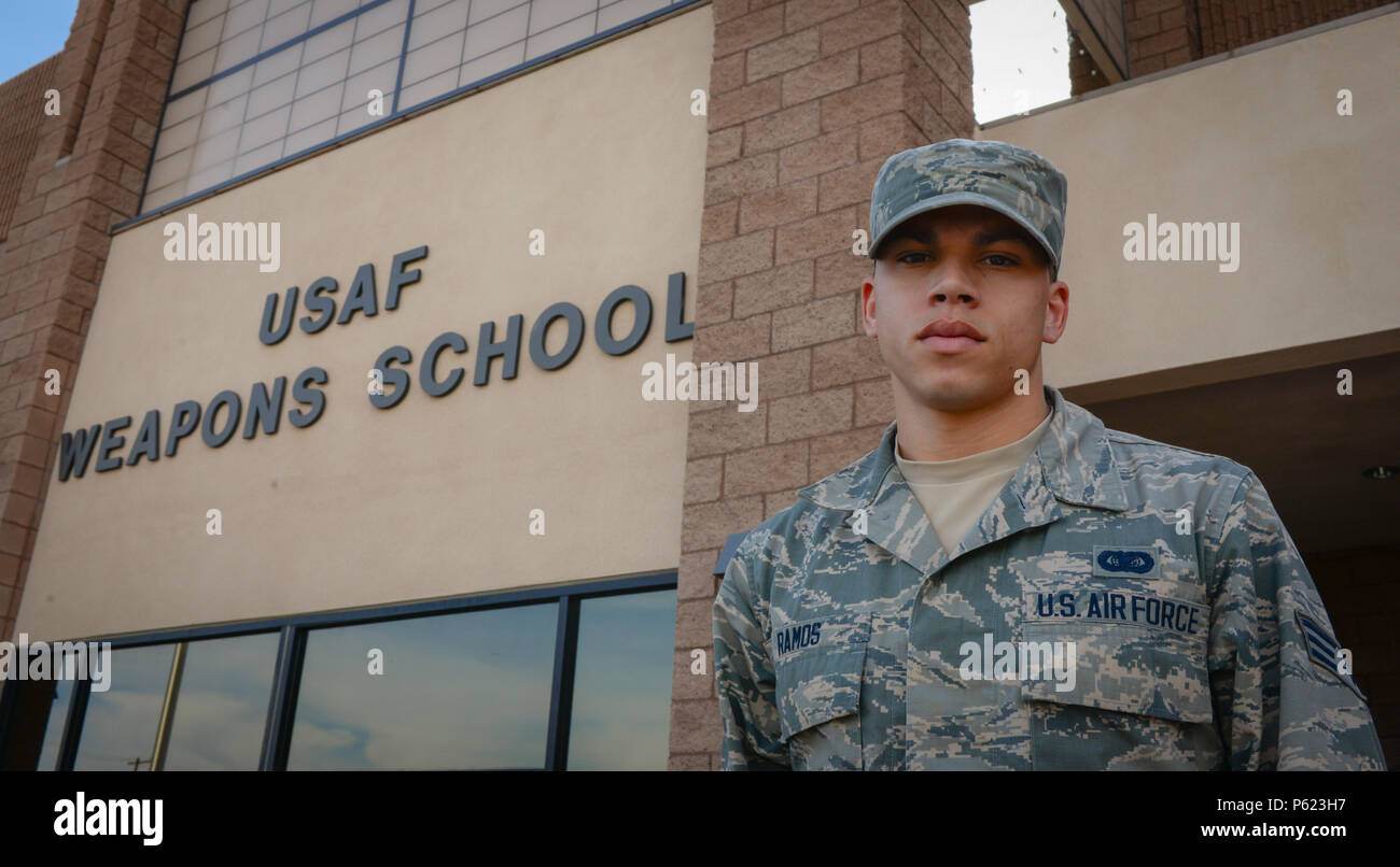 Senior Airman Edward Ramos, U.S. Air Force Weapons School command ...