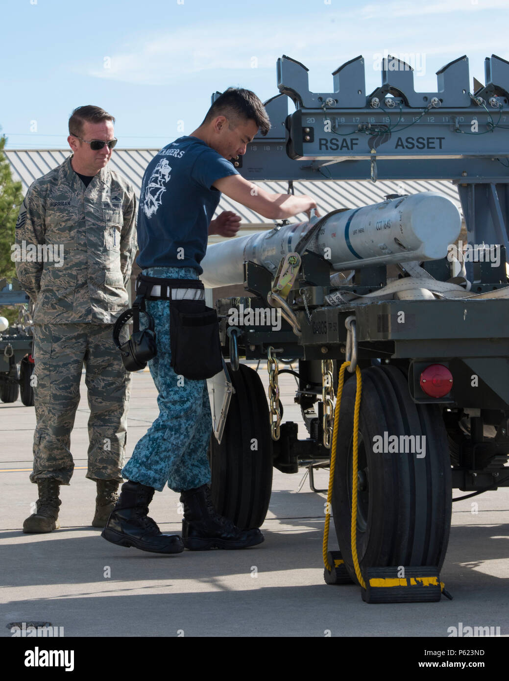 Master Sgt. Gene Horrigan, 366 Aircraft Maintenance Squadron load ...