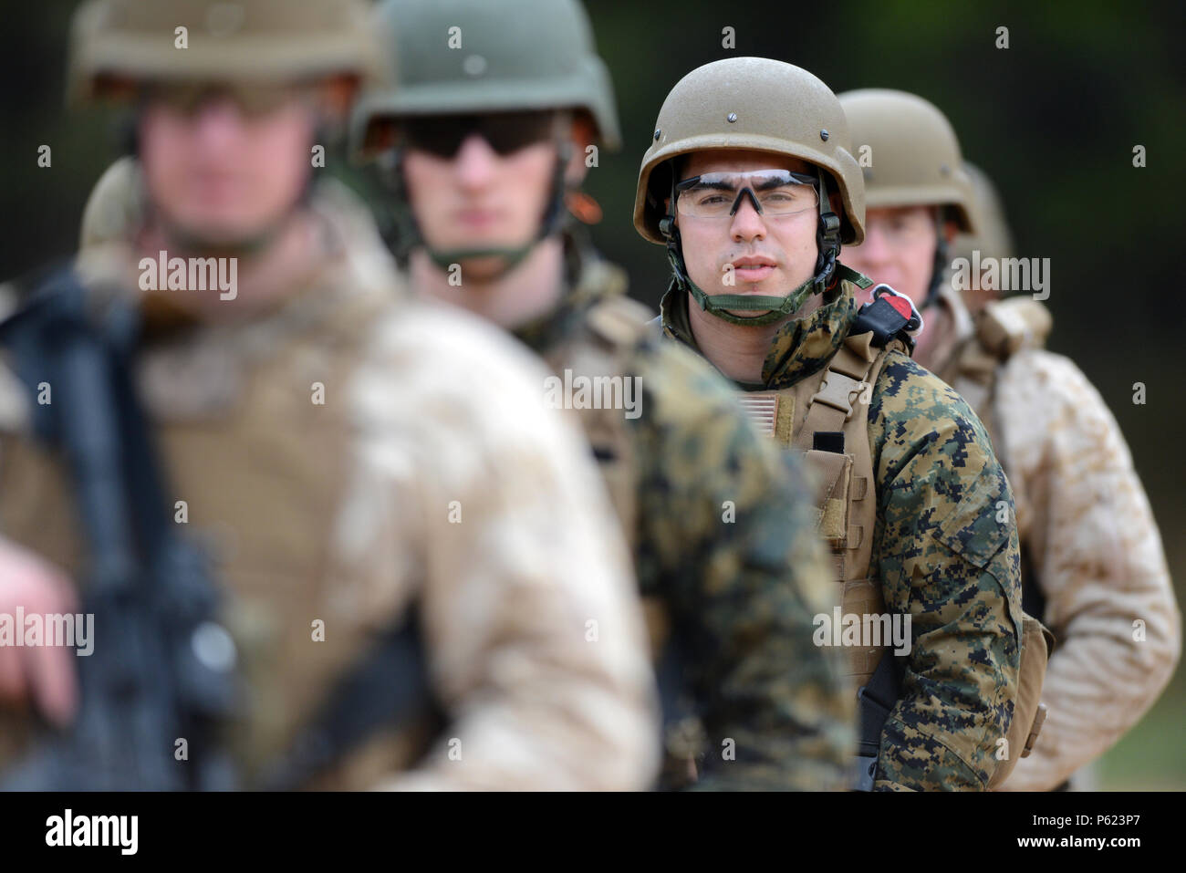 FORT MEADE, MD - Corporal Francisco Ruiz, a U.S. Marine with Marine ...