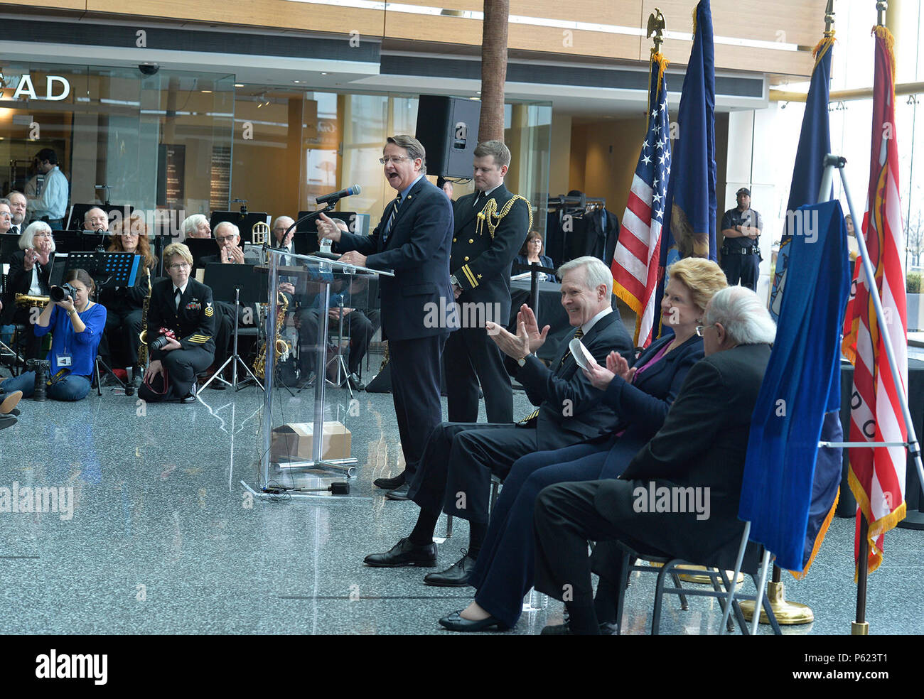 160411-N-SQ656-656 DETROIT (April 11, 2016) U.S. Sen. Gary Peters ...