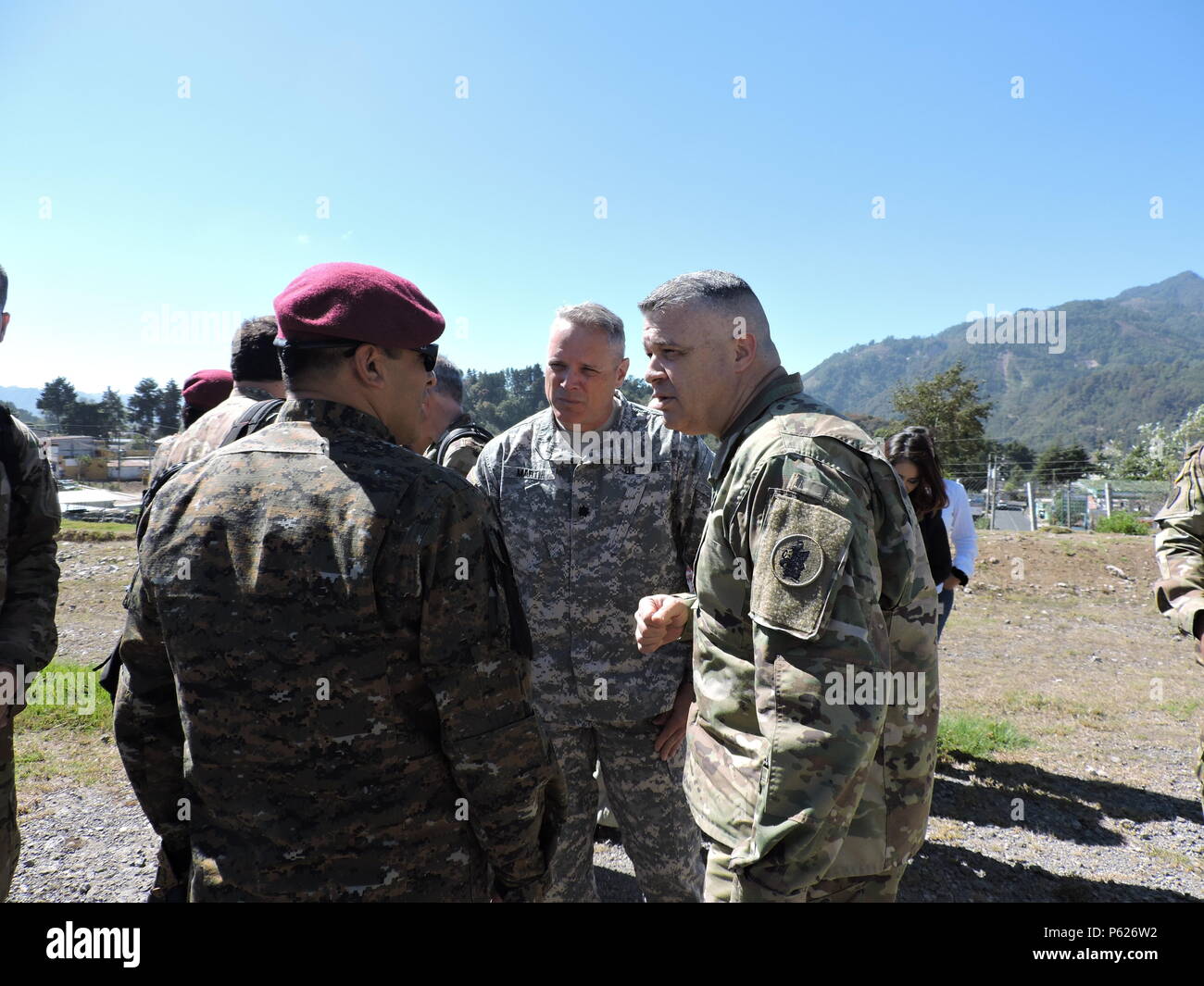 (Right) Brig. Gen. Richard Torres, the deputy commanding general of ...