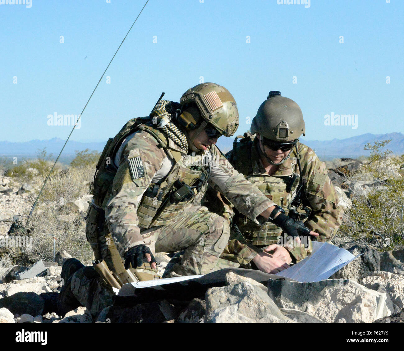 Tactical air control party members with the 147th Air Support ...