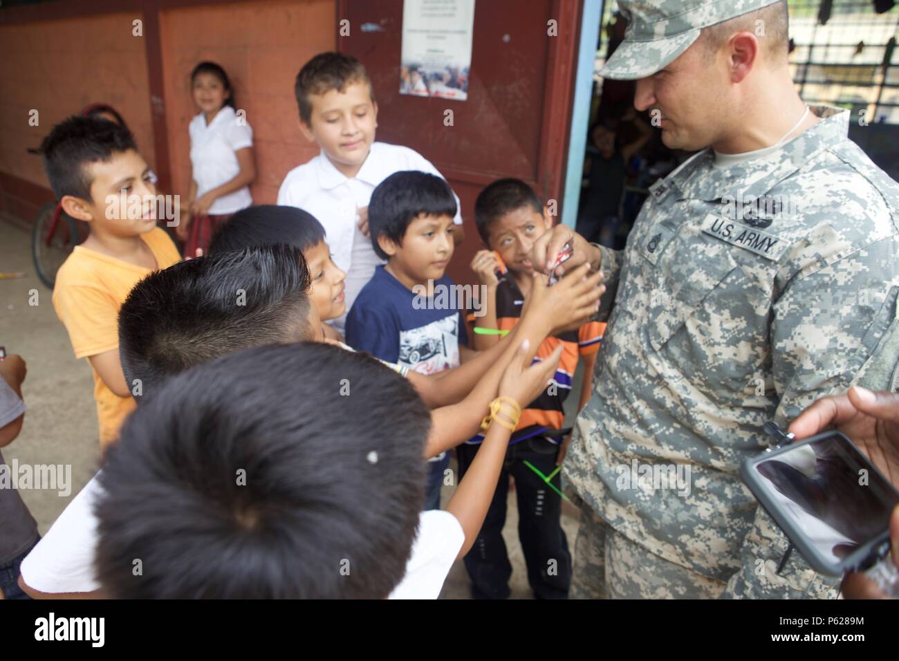 at San Marcos, Guatemala, April 14, 2016. Task Force Red Wolf and Army ...