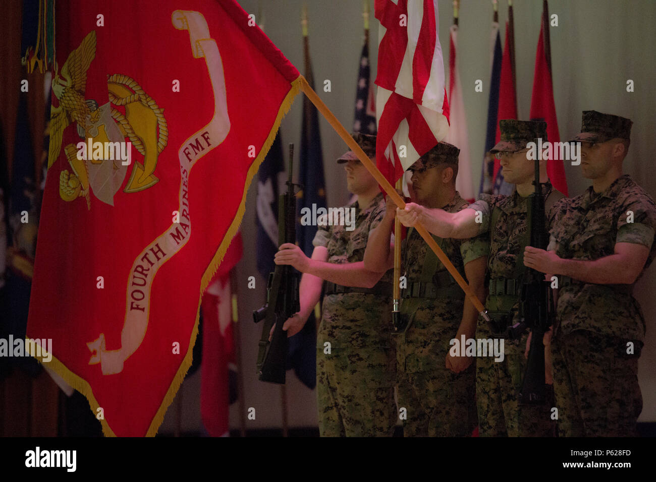 Marines with 4th Marine Regiment, 3rd Marine Division, III Marine ...