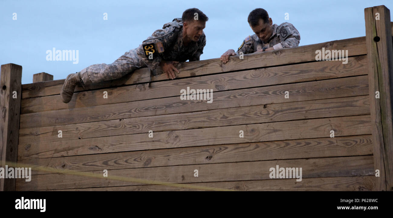 U.S. Army Capt. James Lucus and Capt. Colin Reutinger, Maneuver Center ...
