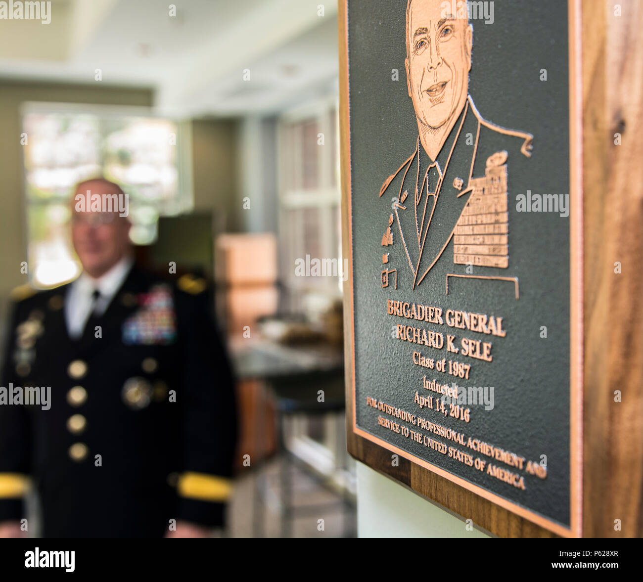 A plaque displaying the image of the 108th Training Command (IET ...