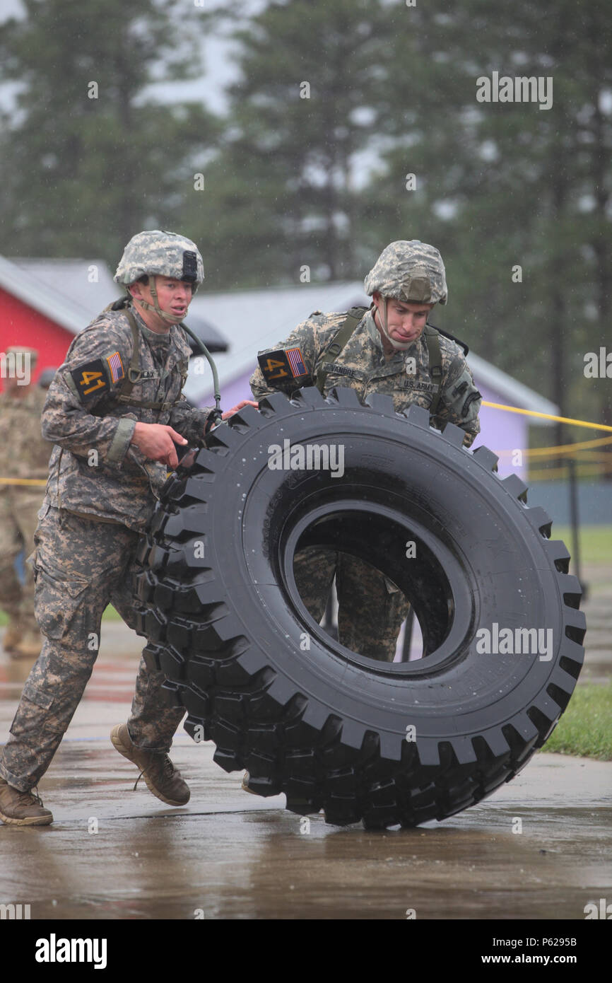 U.S. Army Spc. Victor Black, left, and Staff Sgt. Nicholas Vandre, both ...