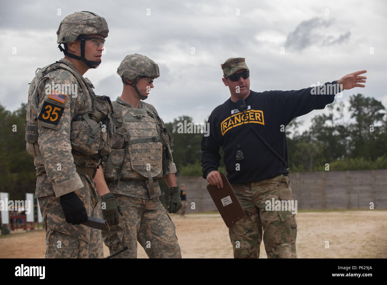 U.S. Army Staff Sgt. Anthony Hernandez and Staff Sgt. Zachary Adkins ...