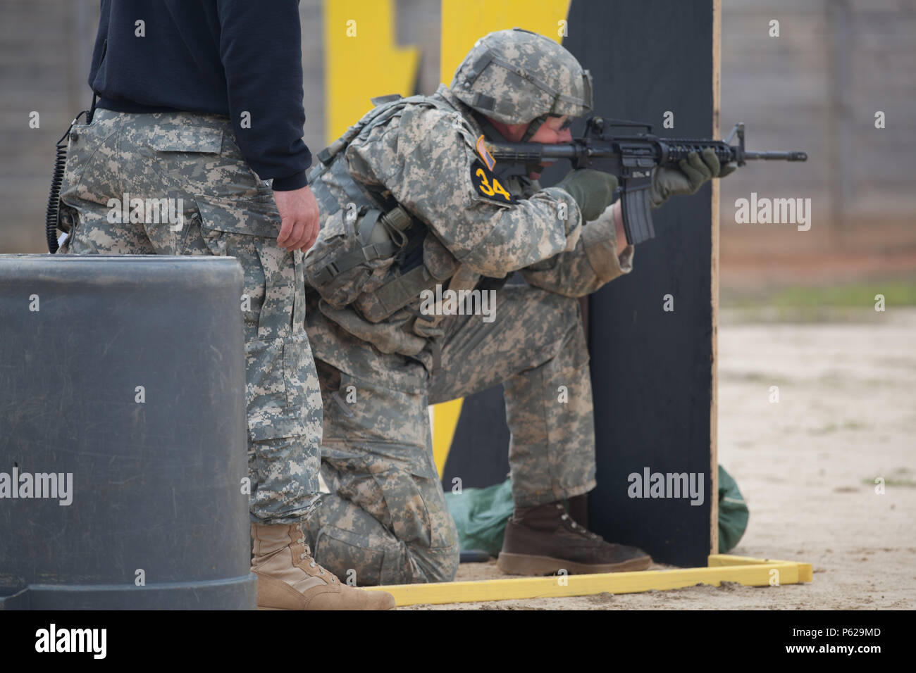 U.S. Army Staff Sgt. Michael Roggero, assigned to the Airborne and ...