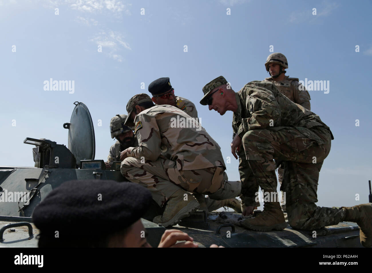 U.S. Army Maj. Gen. Gary J. Volesky, commander of the Combined Joint ...
