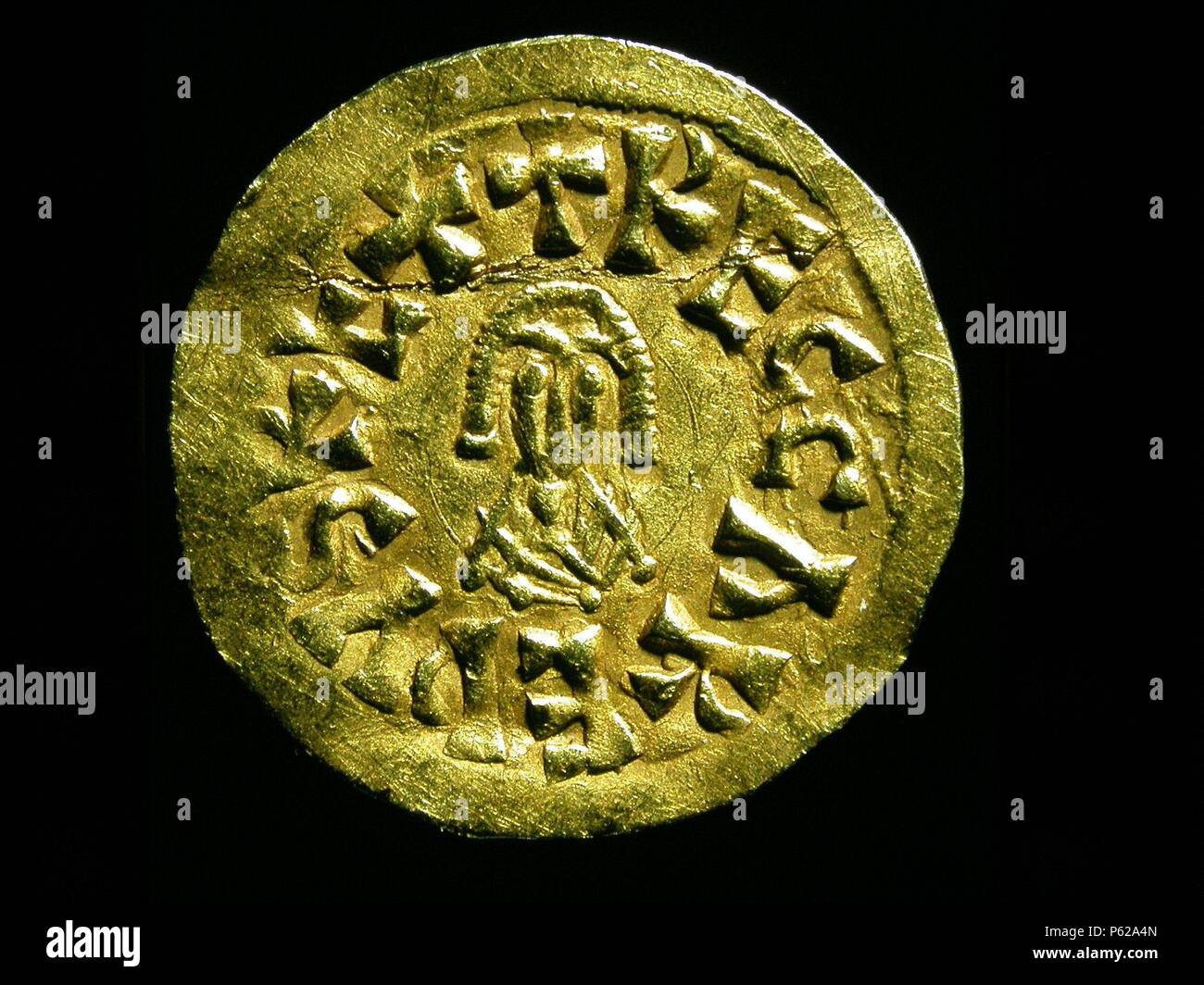 NUMISMATICA. MONEDA VISIGODA. RECAREDO TOLETO (CARTHAGINESIS)586-601 ...