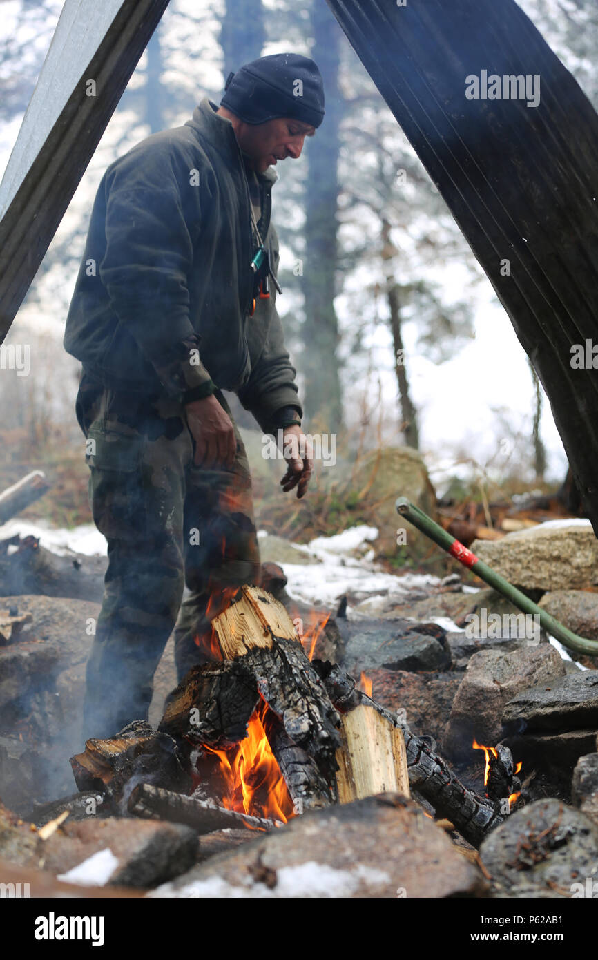 French Commando WO Laurent Lavigne Commando survival skills instructor ...