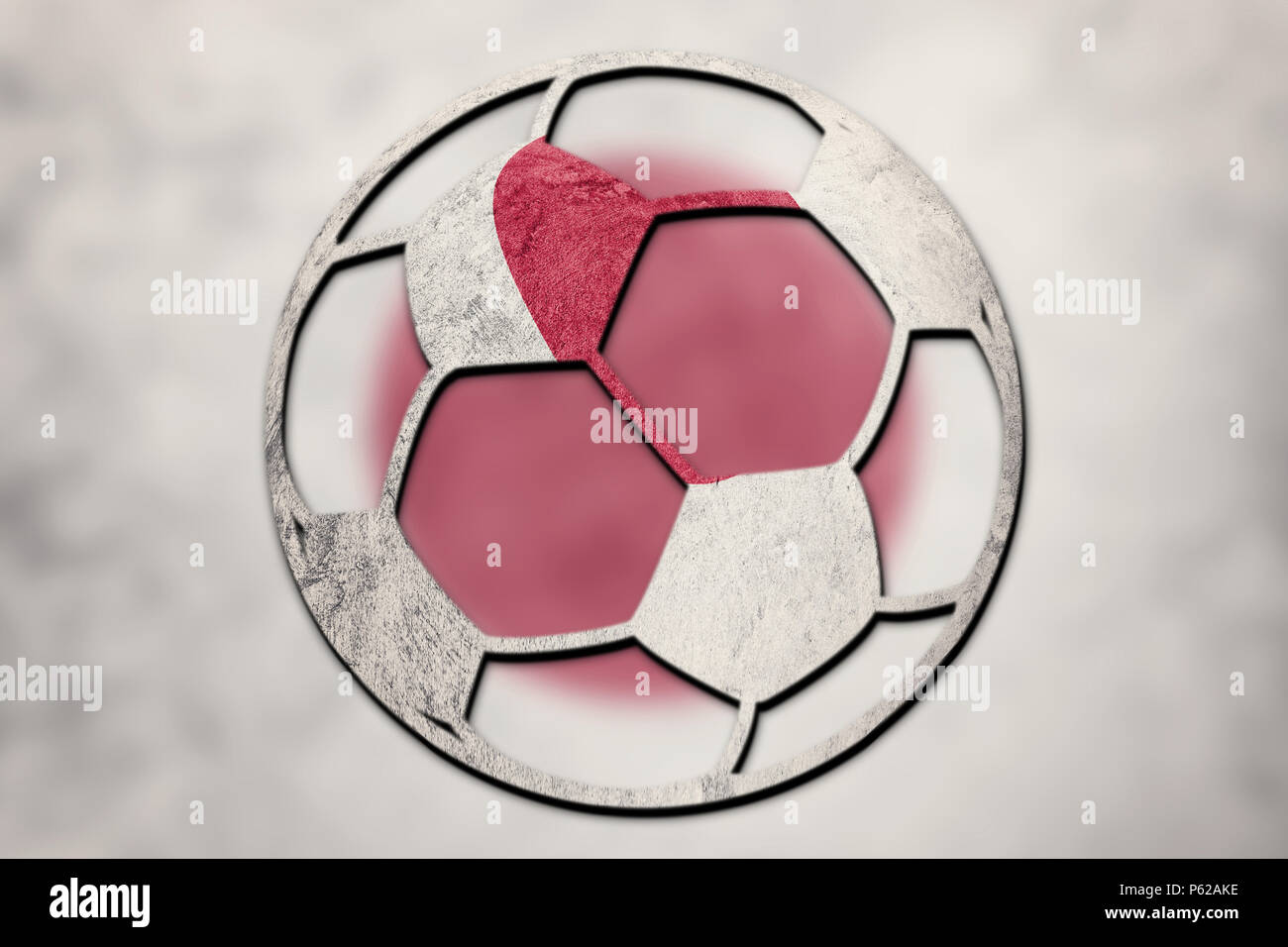 Soccer ball national Japan flag. Japan football ball Stock Photo - Alamy