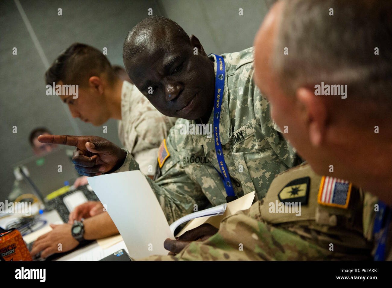 Army Staff Sgt. Yao Bagoudou, a 412nd Contingency Contract Team ...
