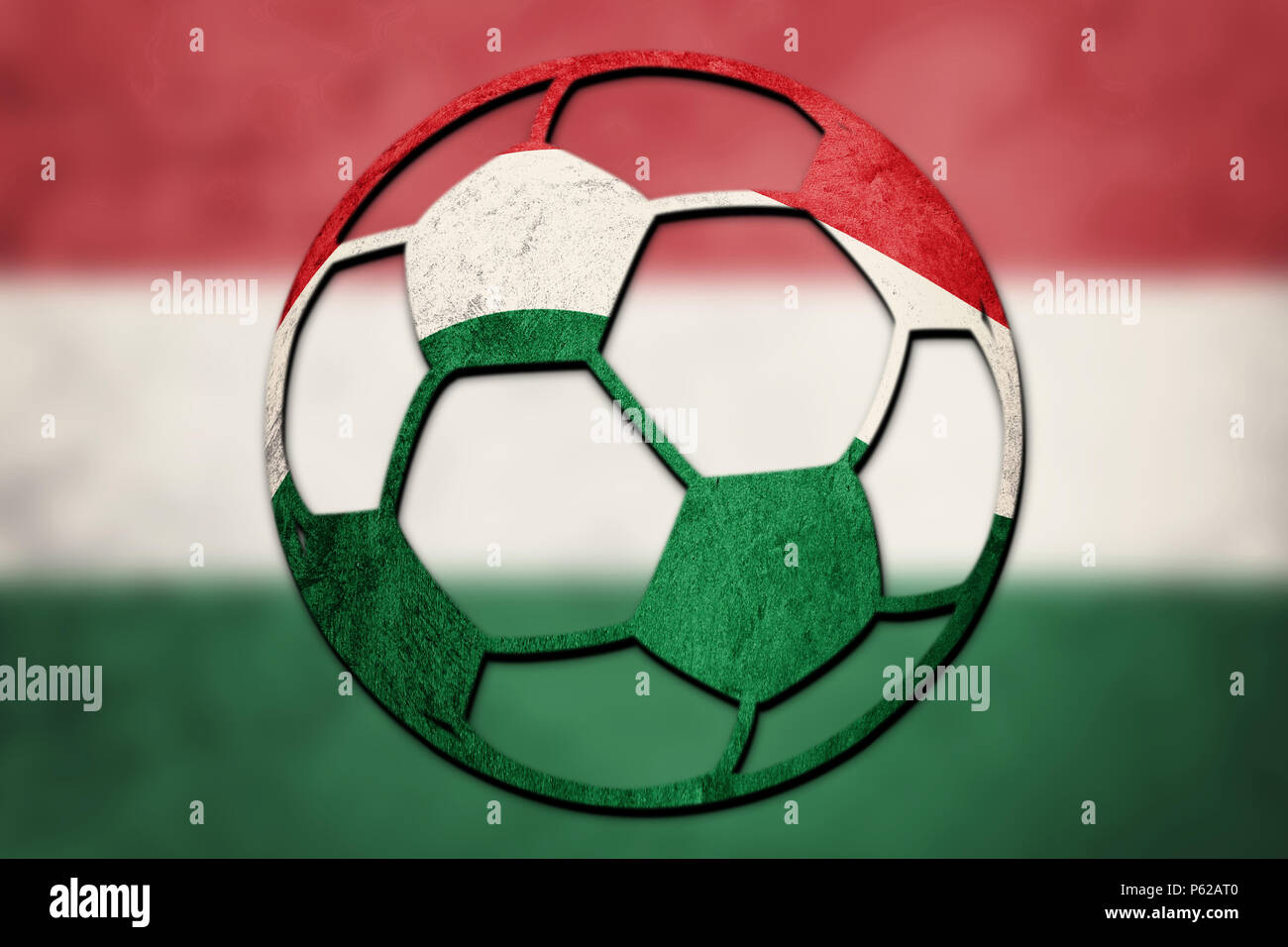 Football hungary flag hi-res stock photography and images - Alamy