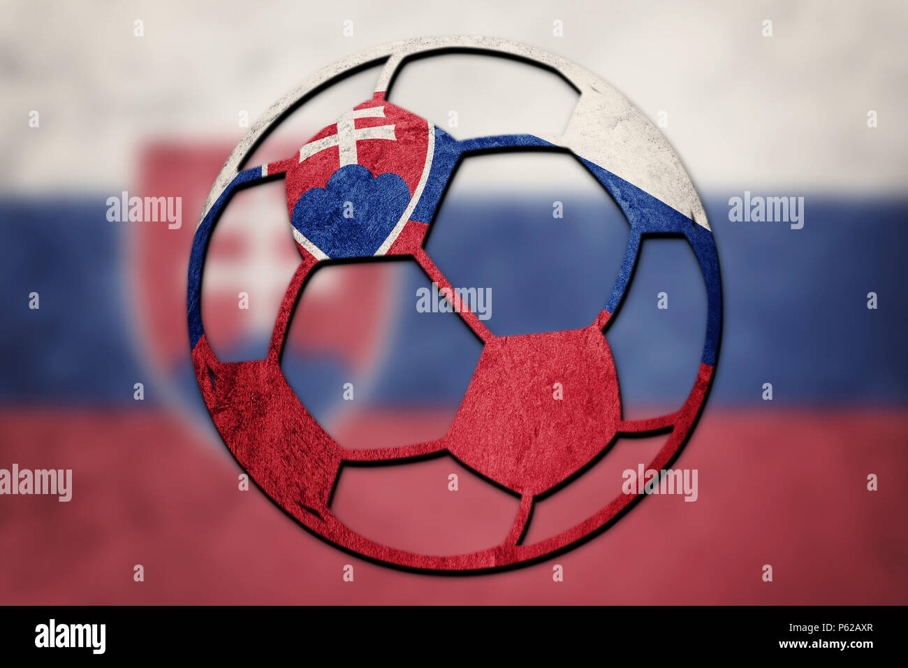 Flag slovakia soccer ball hi-res stock photography and images - Alamy