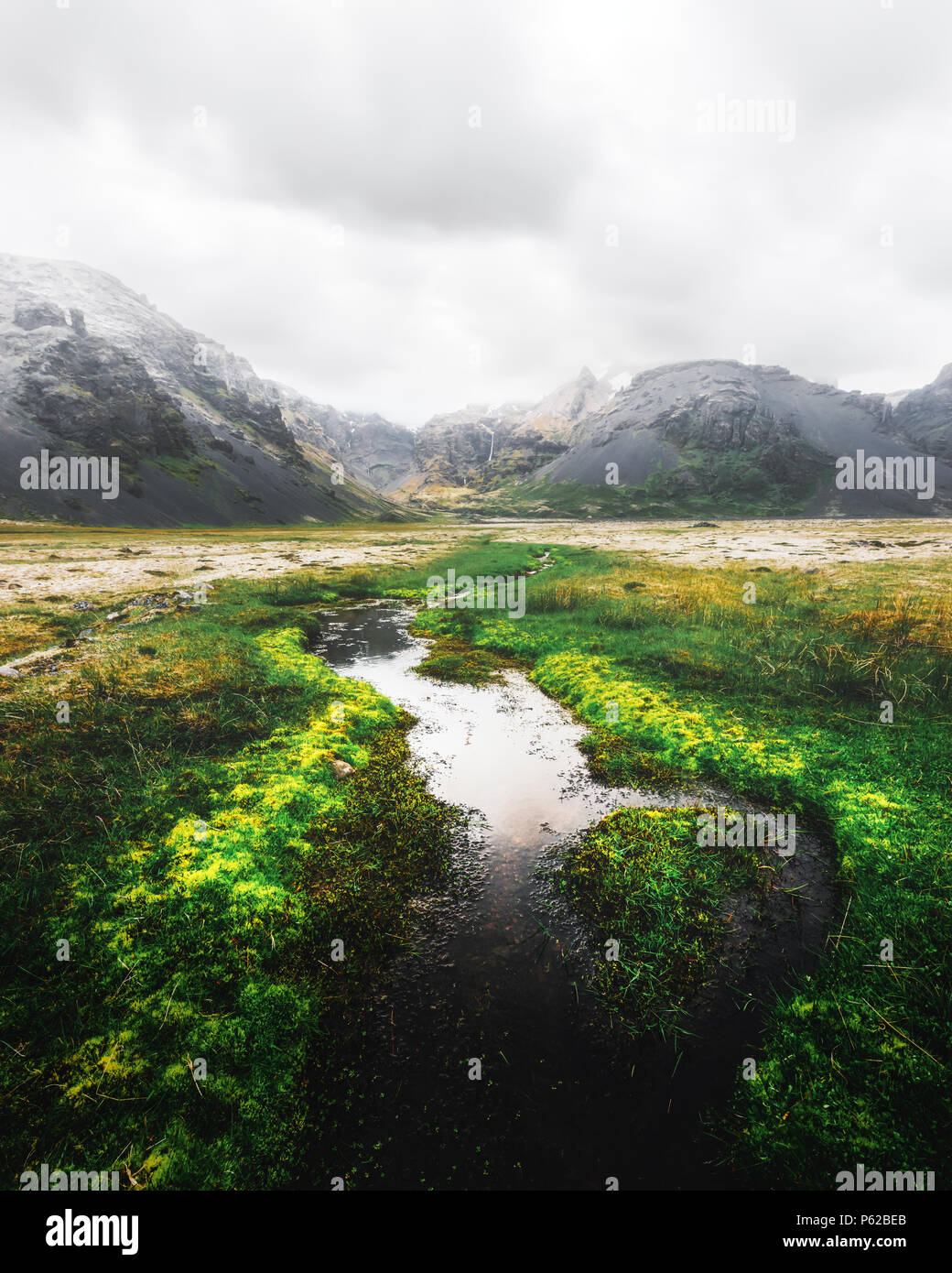 Typical Iceland landscape Stock Photo - Alamy