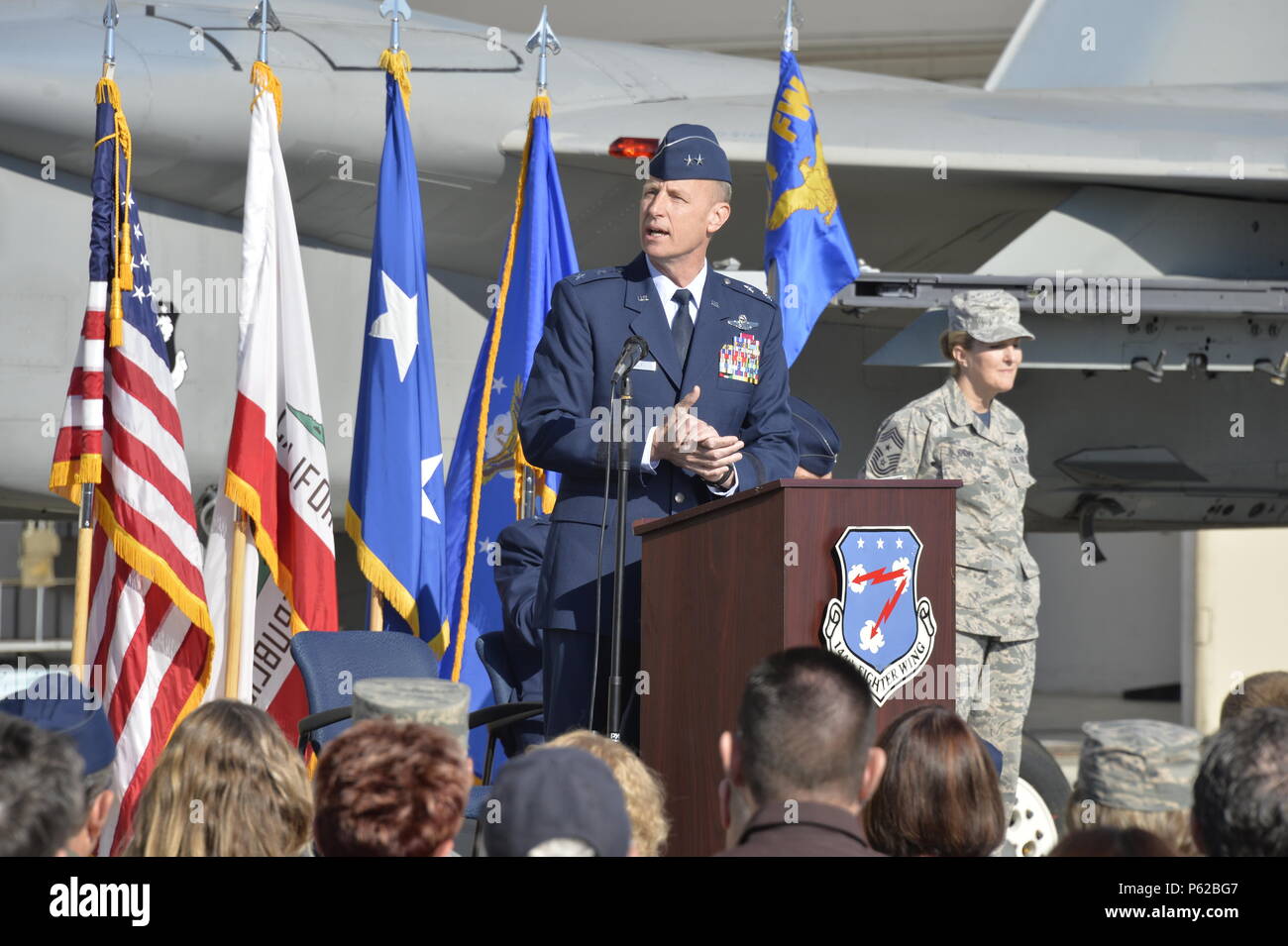U.S. Air Force Maj. Gen. Jon Kelk, commander, California Air National ...