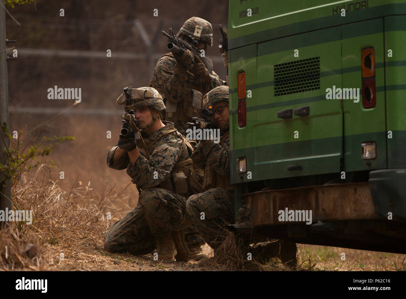 U.S. Marines with 1st Battalion, 3rd Marine Regiment, also known as ...