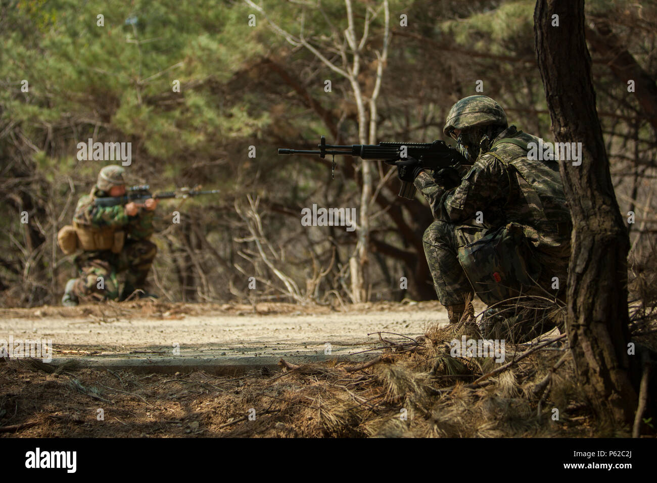 U.S. Marines with 1st Battalion, 3rd Marine Regiment, also known as ...