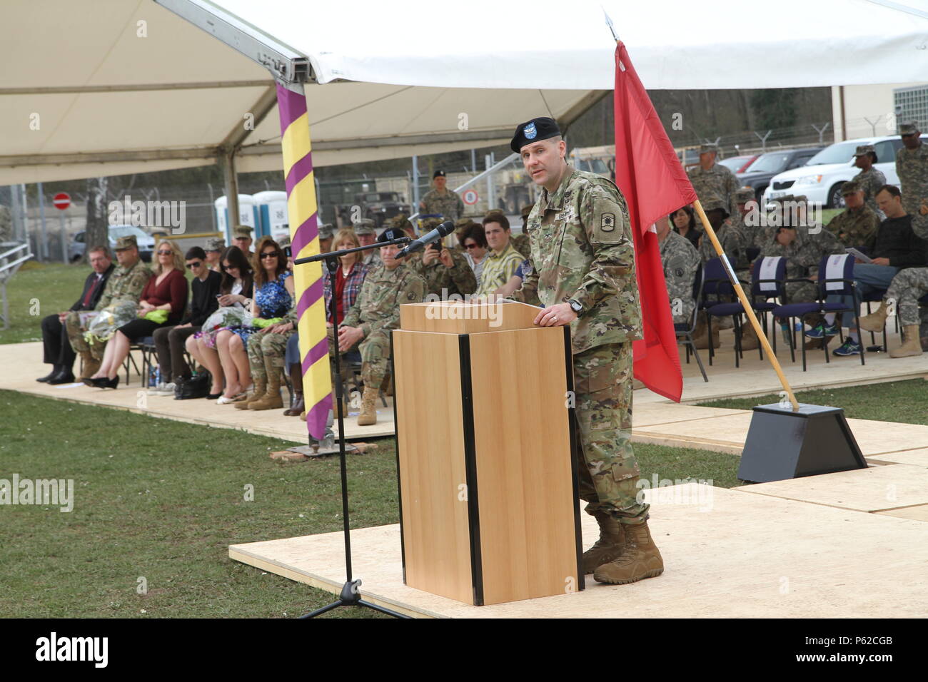 Col. John Novak, incoming commander of the 361st Civil Affairs Brigade ...
