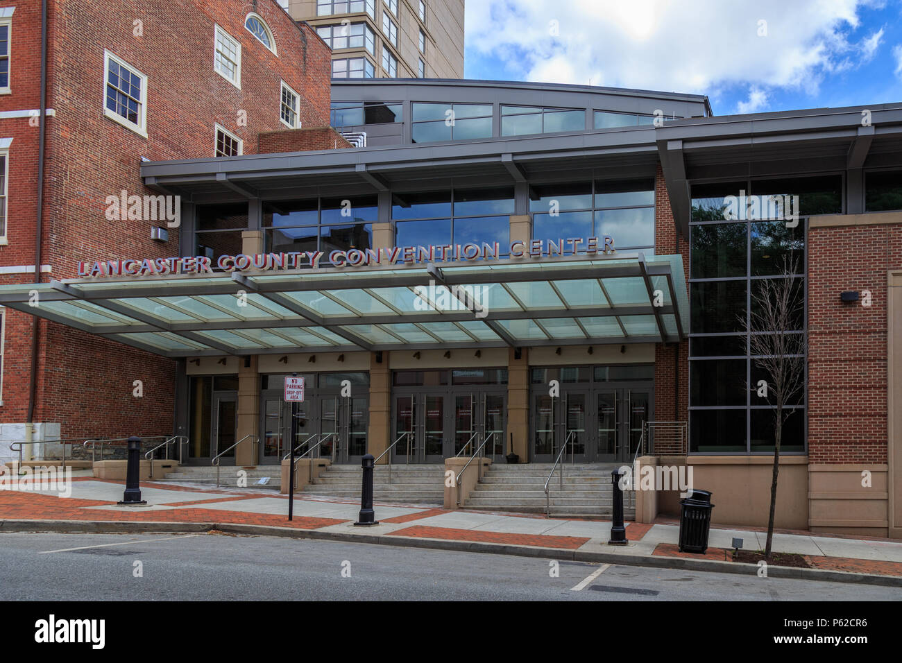 Lancaster, PA, USA - June 25, 2018: In downtown Lancaster City, the ...