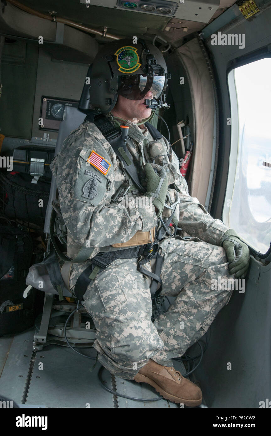 Staff Sgt. Stephen Trala, flight medic, Charlie Company, 3rd Battalion ...