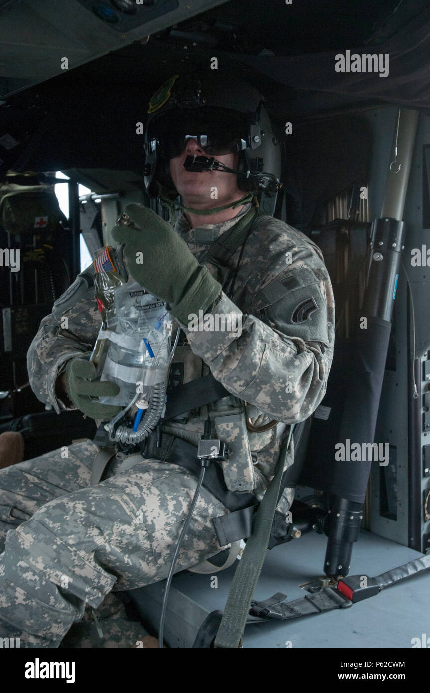 Staff Sgt. Stephen Trala, flight medic, Charlie Company, 3rd Battalion ...