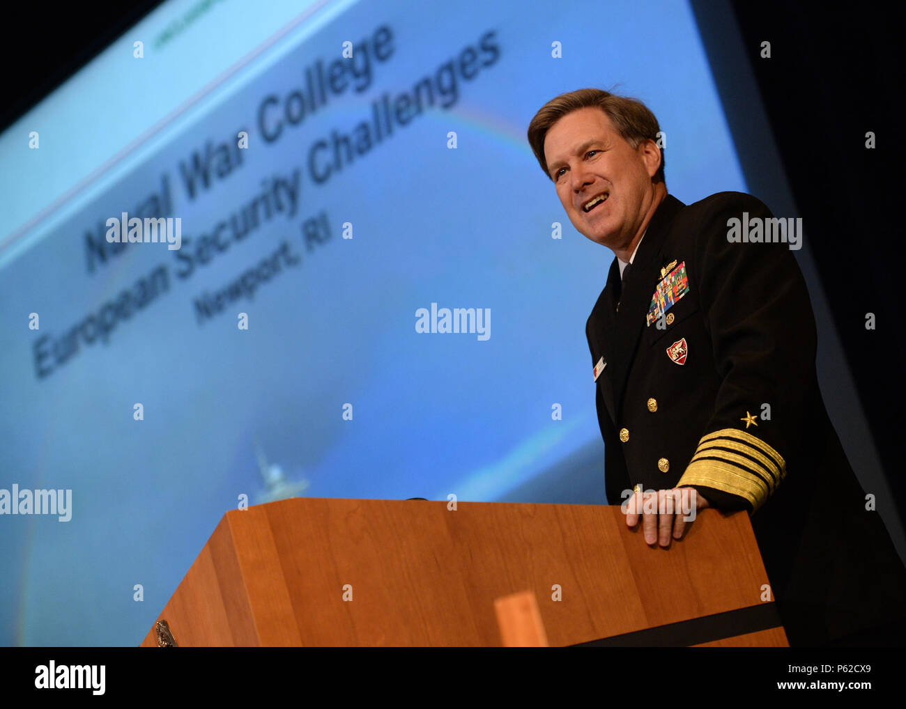 160401-N-PX557-024 NEWPORT, R.I. (April 1, 2016) Adm. Mark E. Ferguson ...