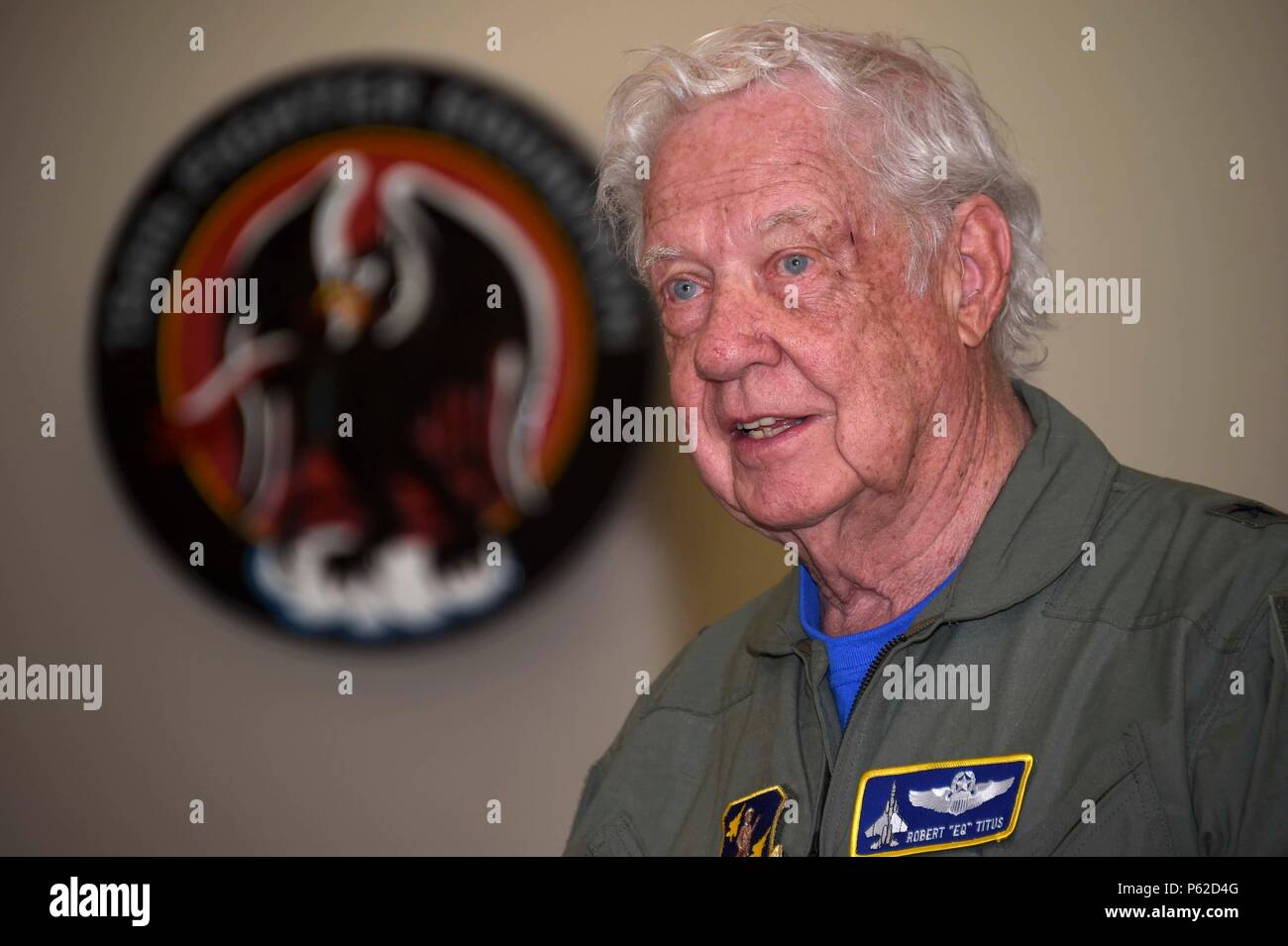 U.S. Air Force Brig. Gen. (ret.) Robert "Earthquake" Titus visits the ...