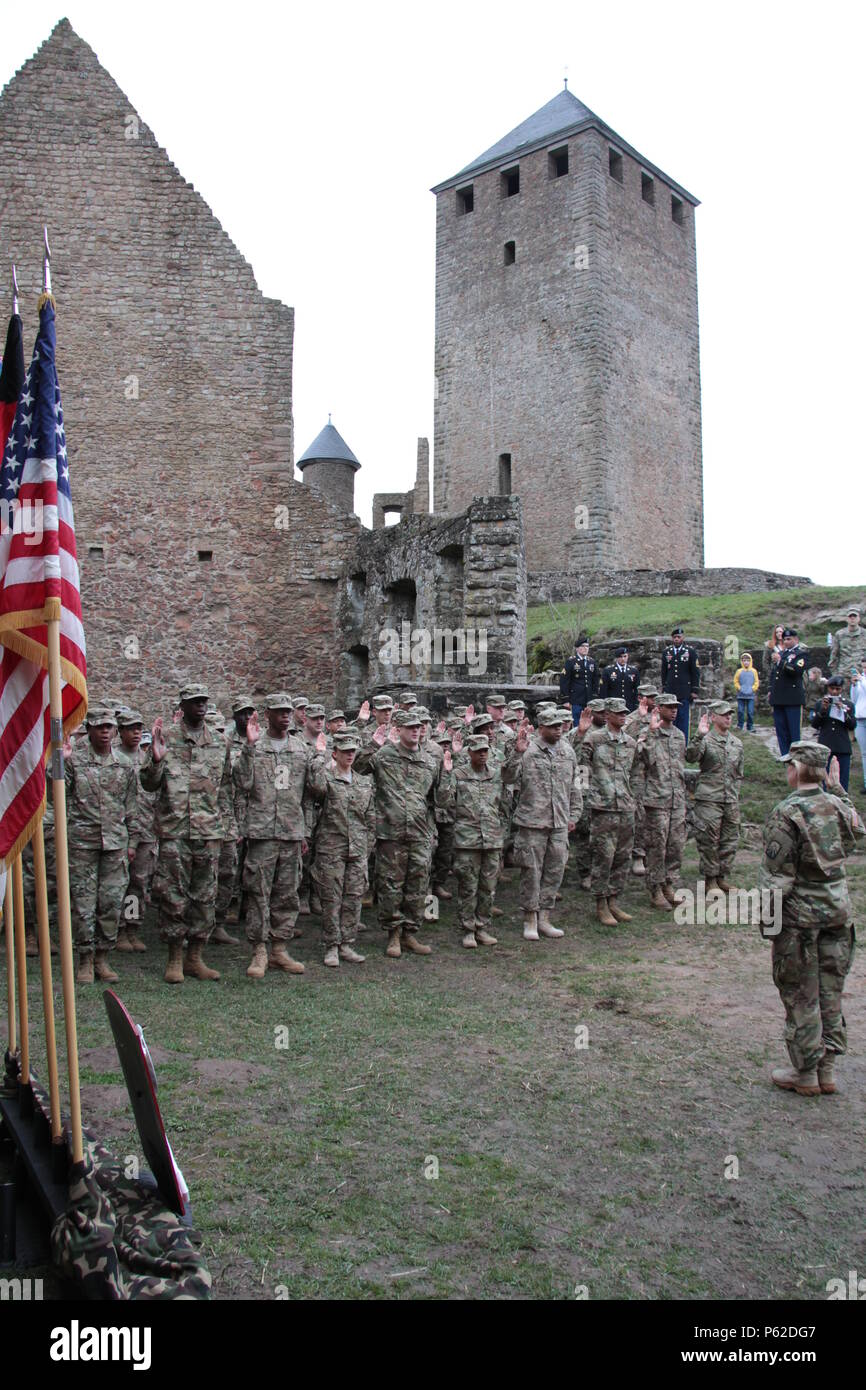 KUSEL, Germany – 16th Sustainment Brigade commander, Col. Michelle M.T ...
