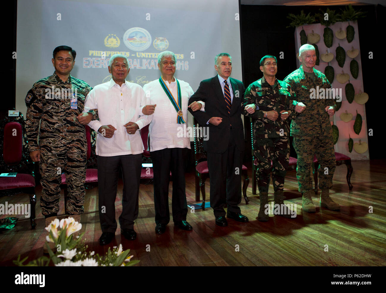 The Official Party Including Government Officials And Military Leaders