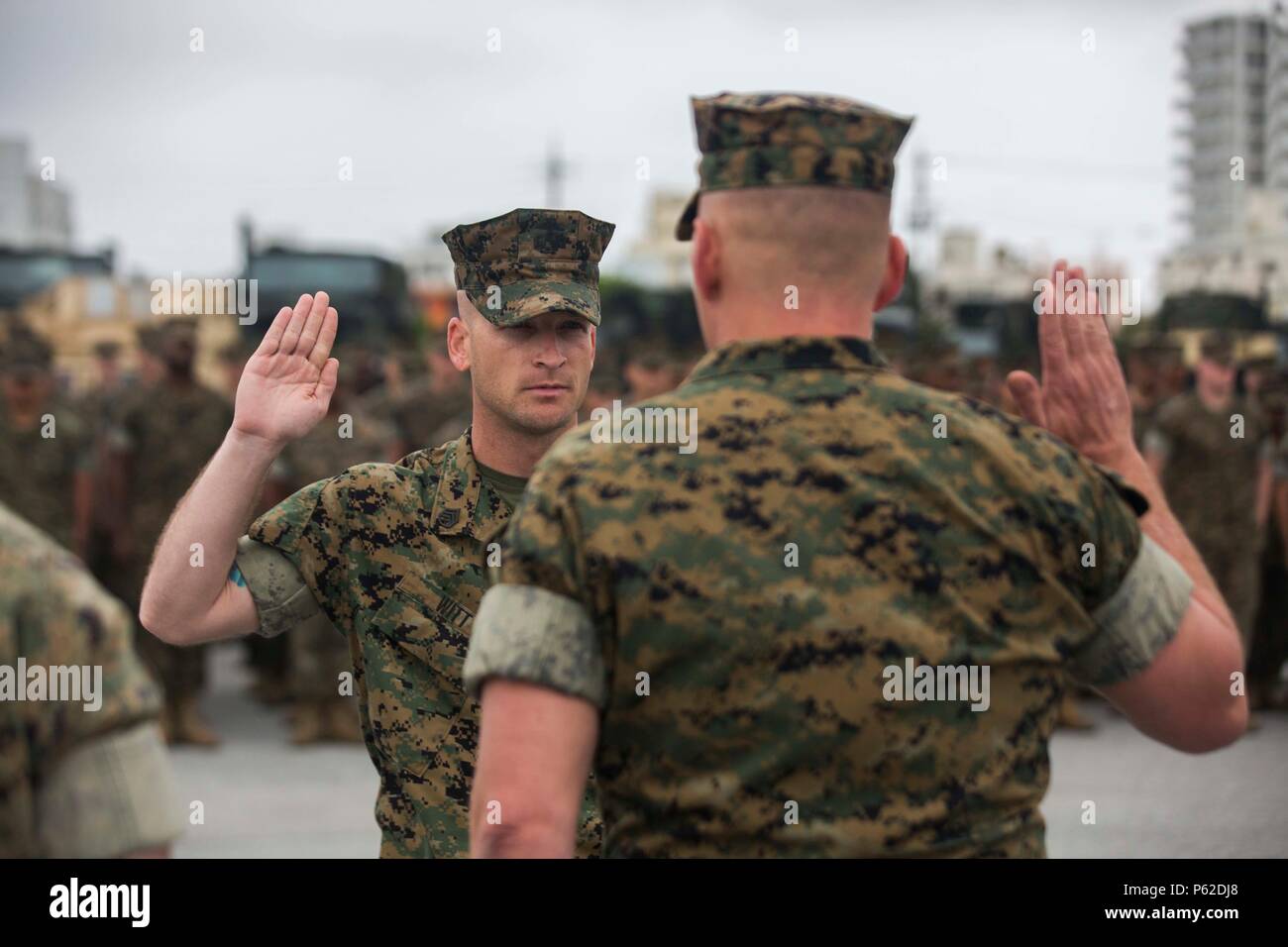 U.S. Marine Corps Staff Sgt. John E. Witt with 3D Transportation ...