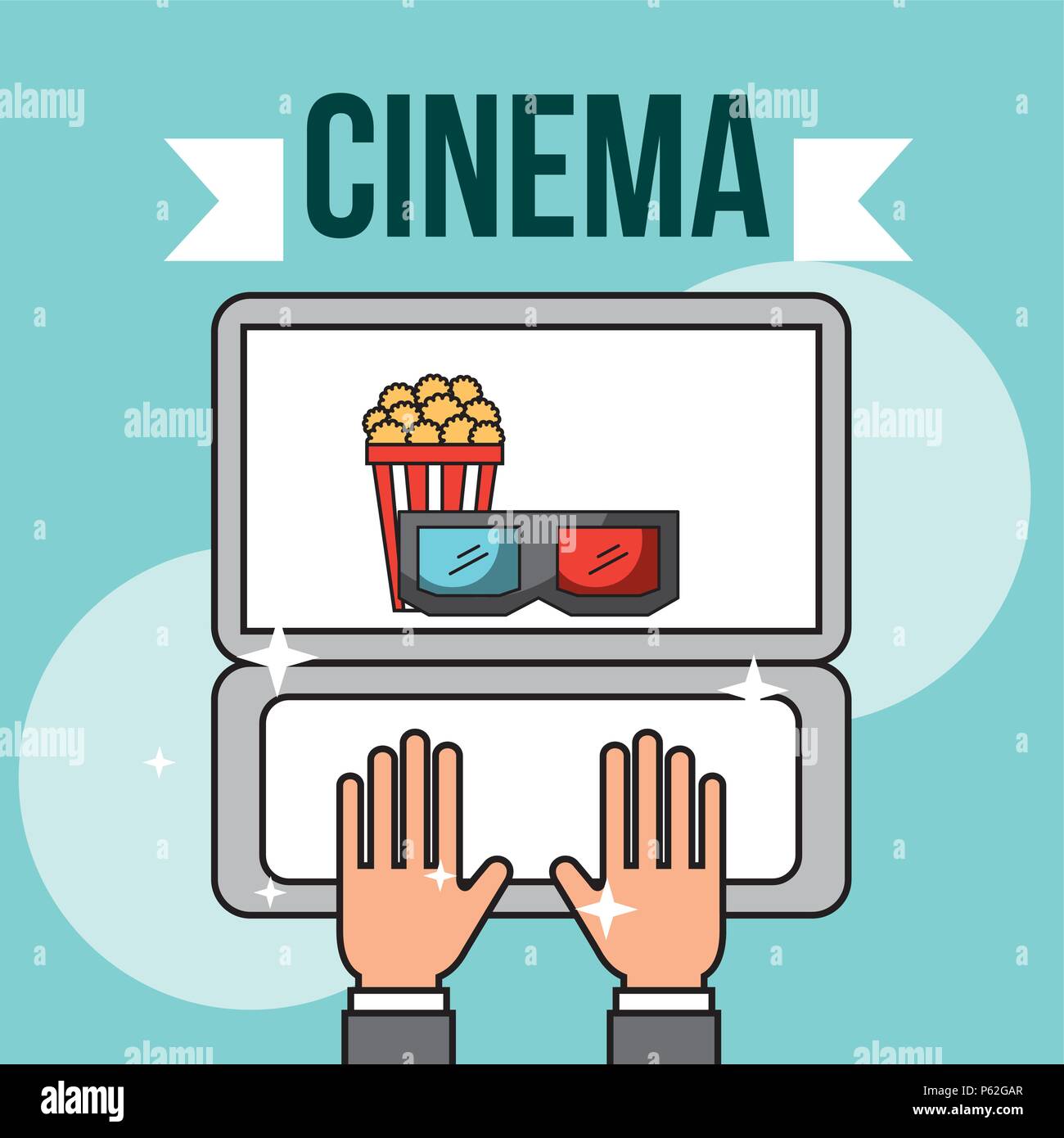 Film viewer Stock Vector Images - Alamy