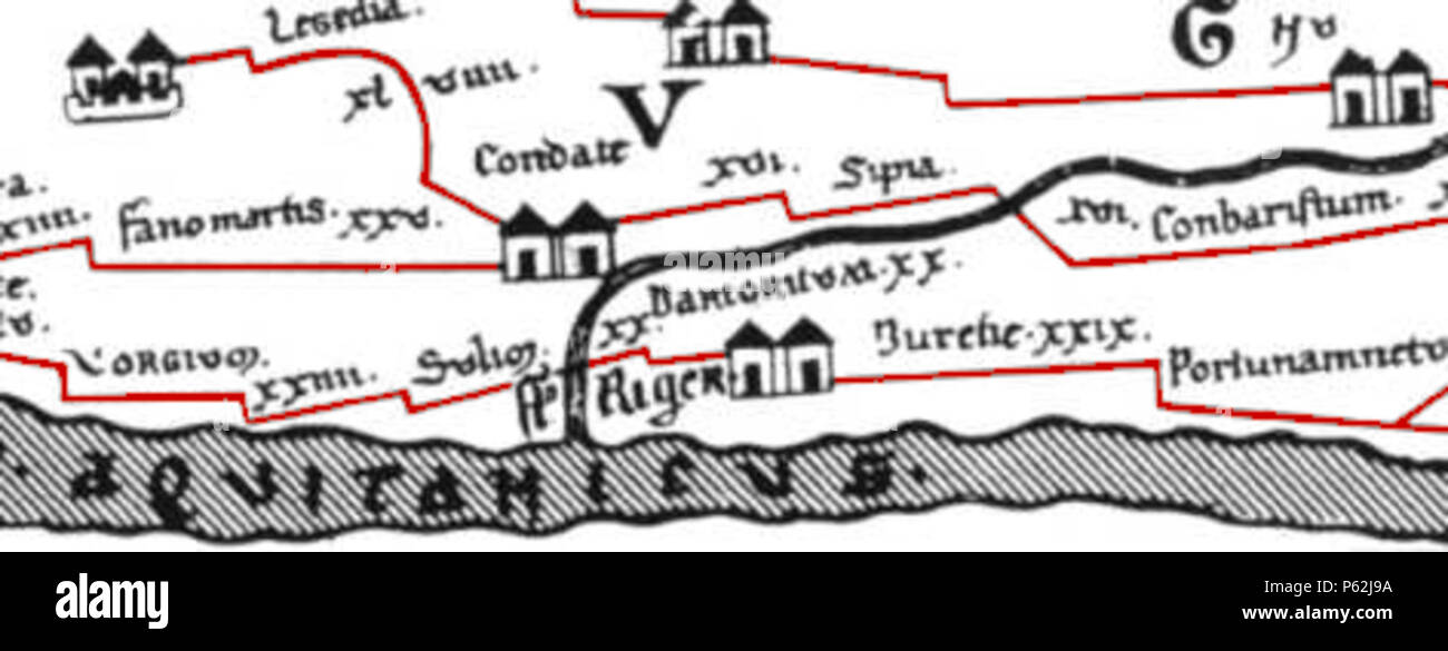 Peutinger table hi-res stock photography and images - Alamy