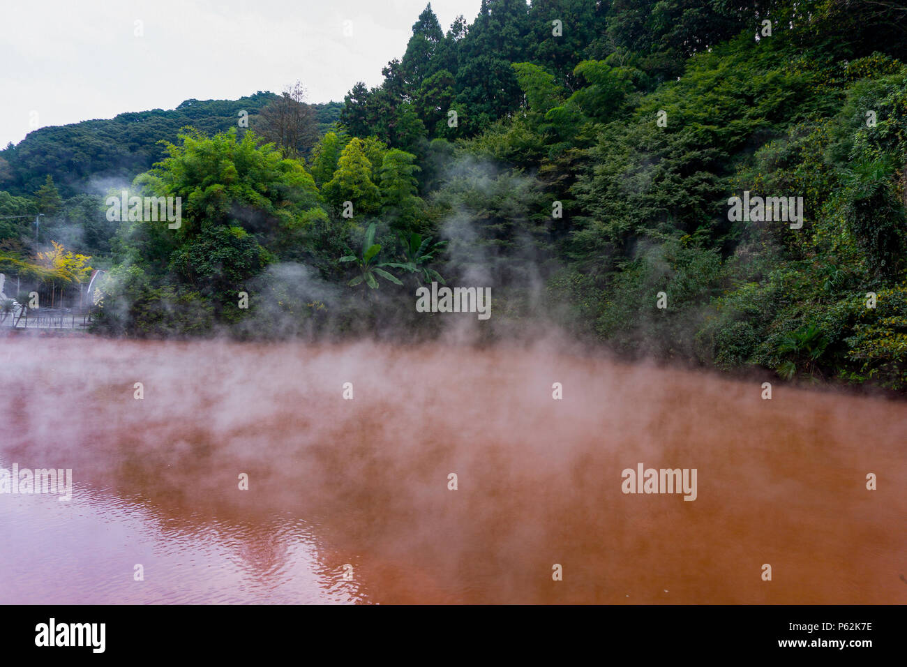The Chinoike Jigoku (Blood Pond Hell) is one of eight Beppu hot spring ...