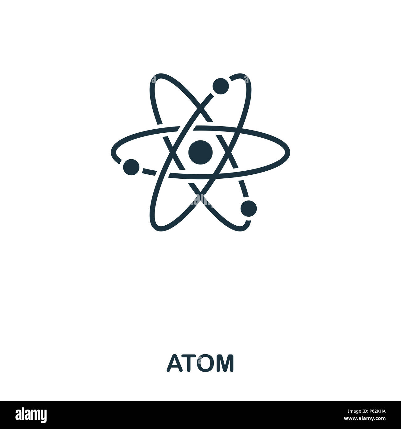 Atom icon hi-res stock photography and images - Alamy
