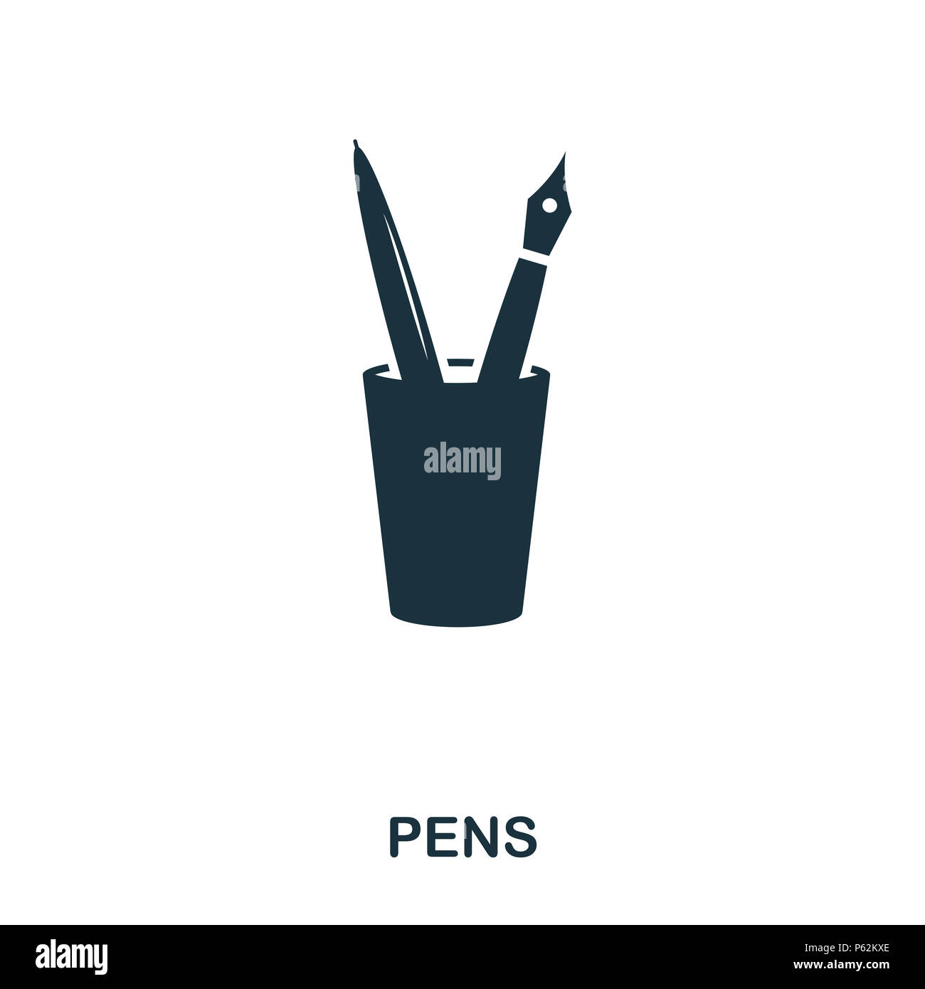 DevicesPens icon. Line style icon design. UI. Illustration of pens icon ...