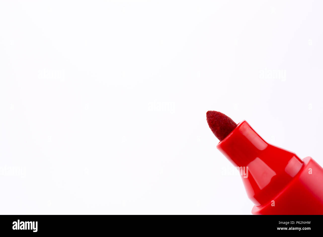 Color marker on a white background Stock Photo - Alamy