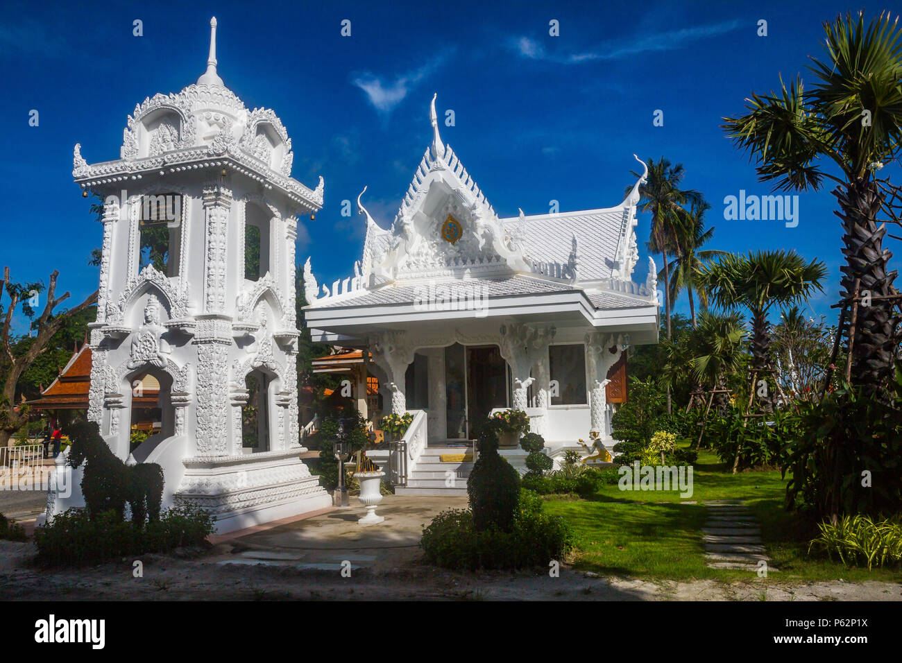 Buddhist temple in Koh Samui Stock Photo - Alamy