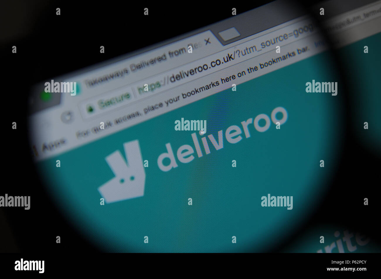 Deliveroo branding hi-res stock photography and images - Alamy