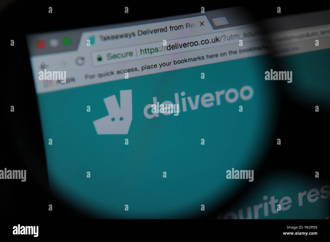 Deliveroo branding hi-res stock photography and images - Alamy